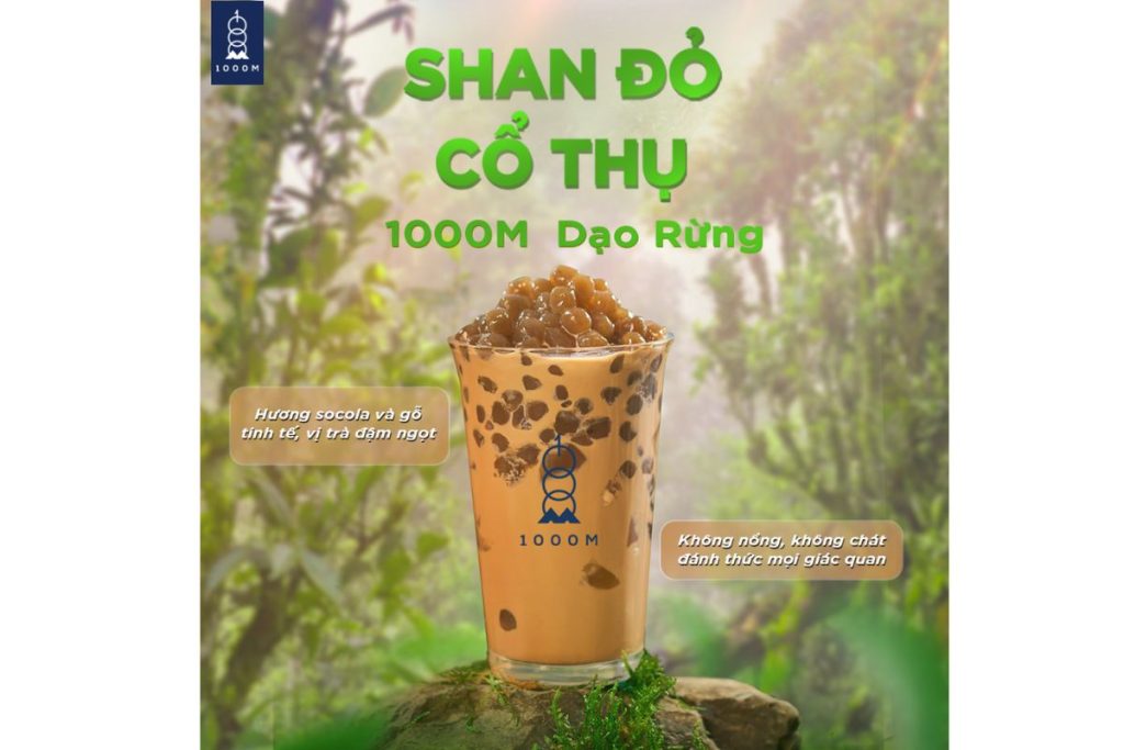 Trà Sữa Shan Tuyết 1000M - Shan Tuyết Đậm Vị, Đậm Hương, Nguyên Bản